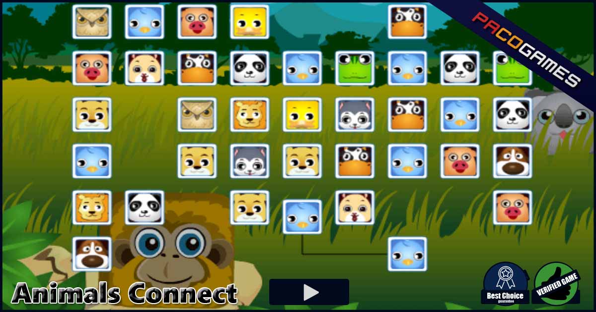 Animals Connect - Juega gratis en PacoGames.com!