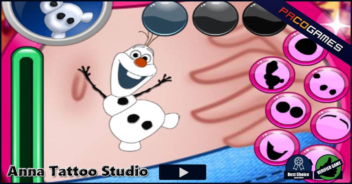 Anna Tattoo Studio - Play Free Online Tattoo Game