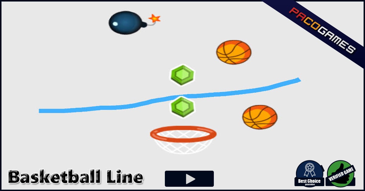 Basketball Line - Spiele die kostenlos bei PacoGames.com!