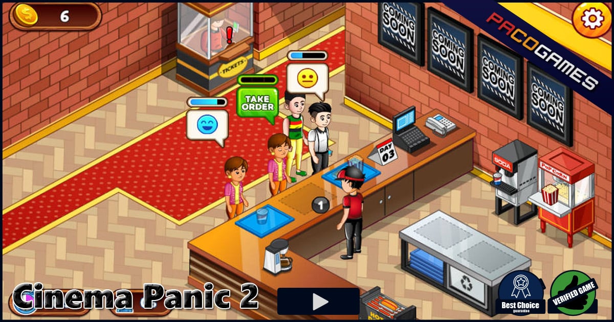 Cinema Panic 2 - Manage Your Own Movie Theater Online