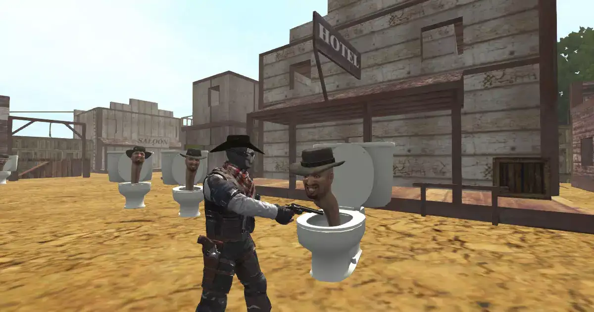 Cowboy vs Skibidi Toilets | Play the Game for Free on PG