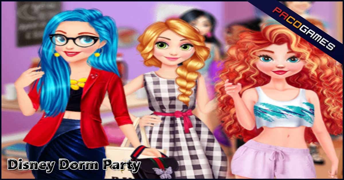 Disney Dorm Party | Play the Game for Free on PacoGames
