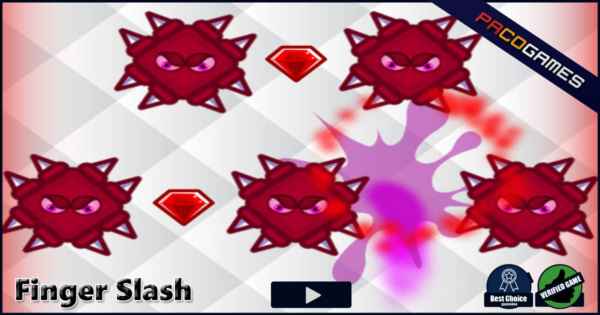 Finger Slash Game - Dodge Obstacles & Survive Online