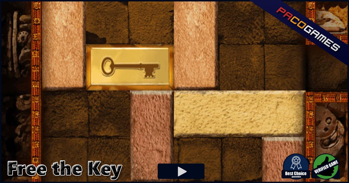 Free the Key Game - Solve Ancient Temple Puzzles