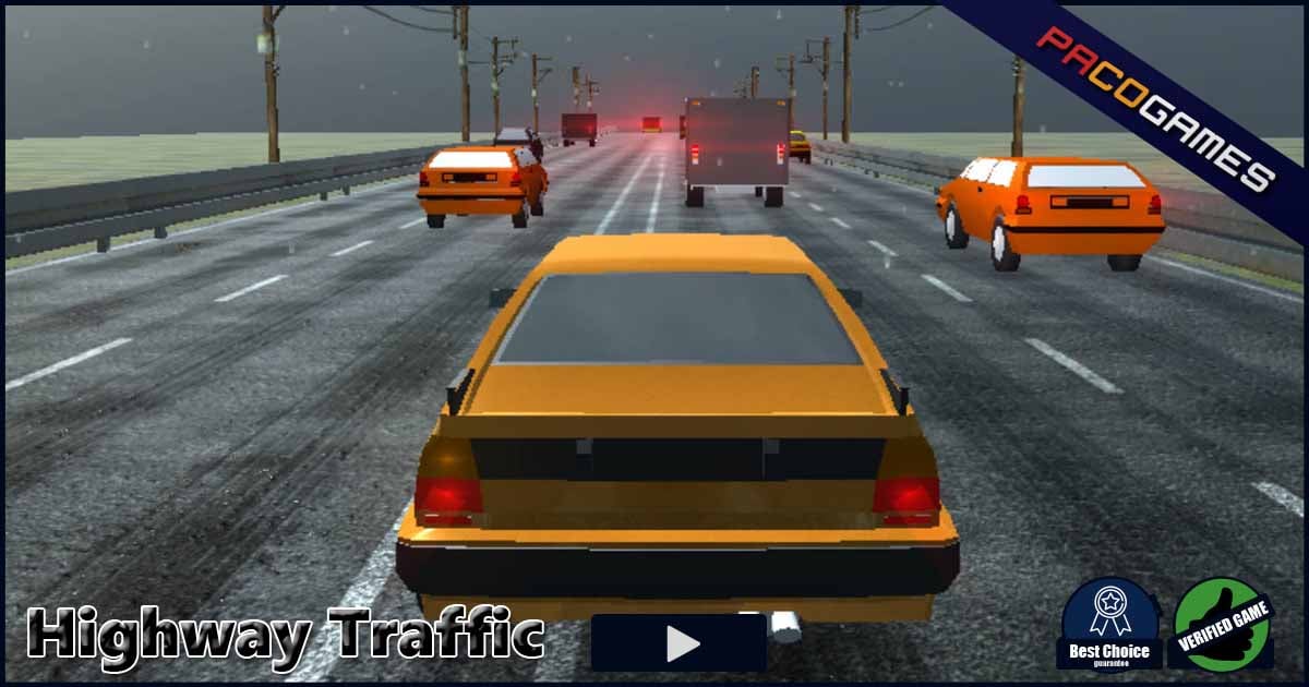 Highway Traffic - 3D Traffic Road Game - PacoGames