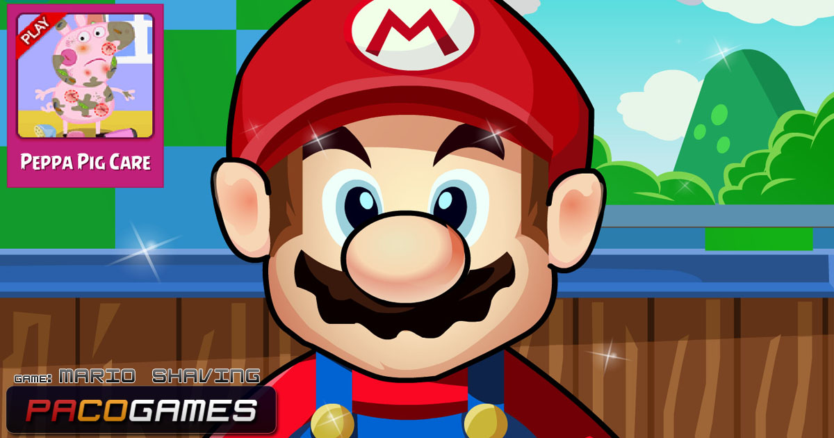Mario Shaving - Create a Shaved Mario for Movember