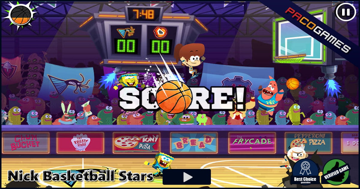 Nick Basketball Stars - Play Nickelodeon Basketball Online