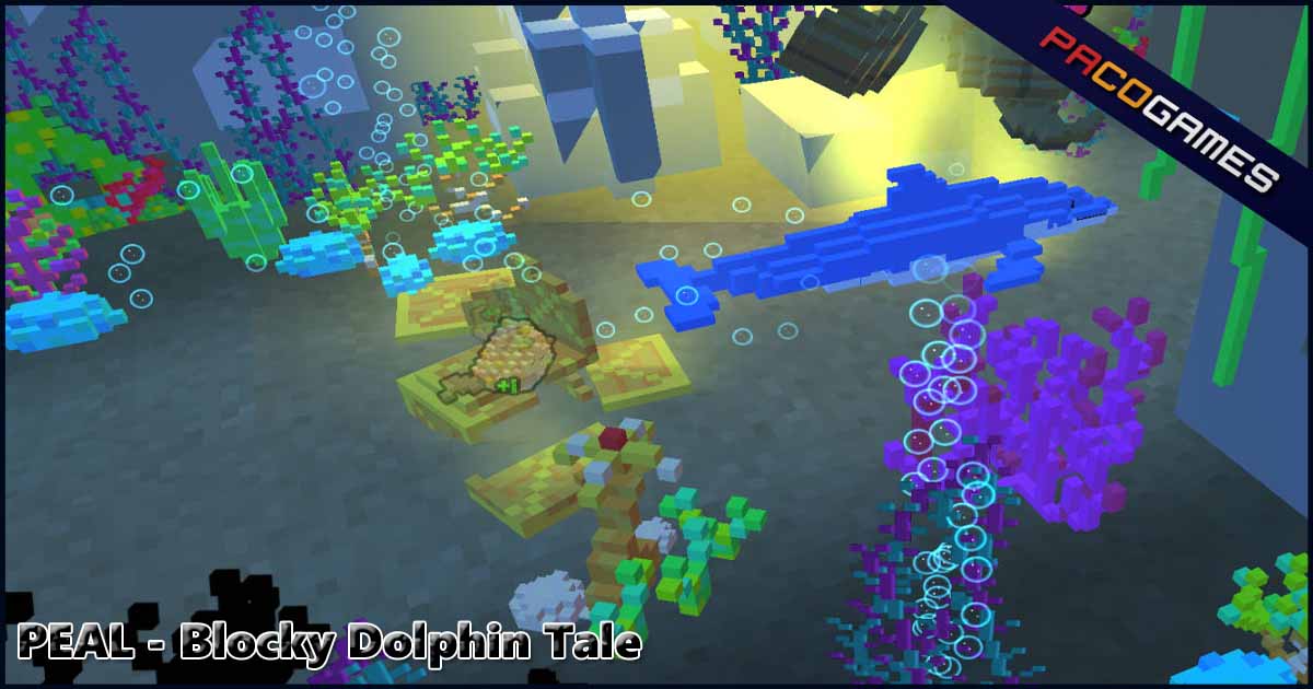 PEAL - Blocky Dolphin Tale | Spiele die kostenlos bei PacoGames.com!