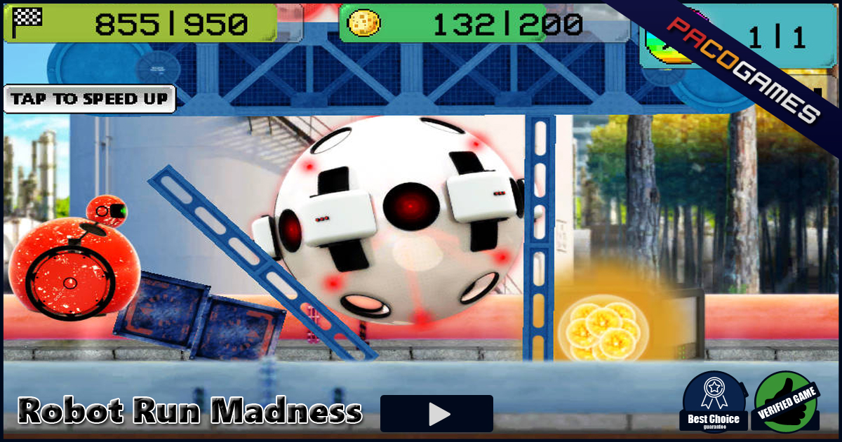 Robot Run Madness - Juega gratis en línea | PacoGames