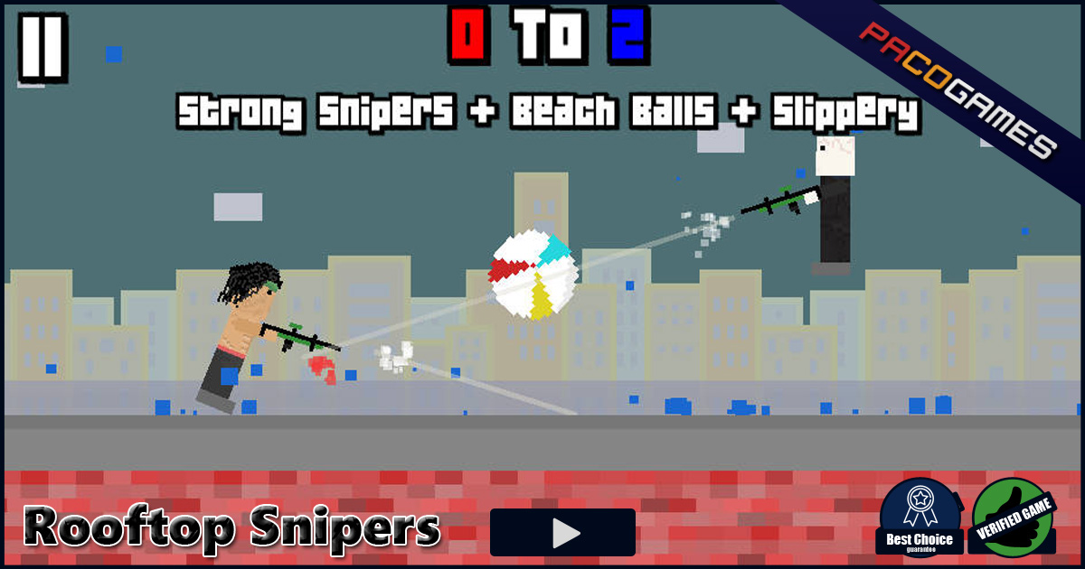 Rooftop Snipers Game | Play Free 2-Player Rooftop Shooter