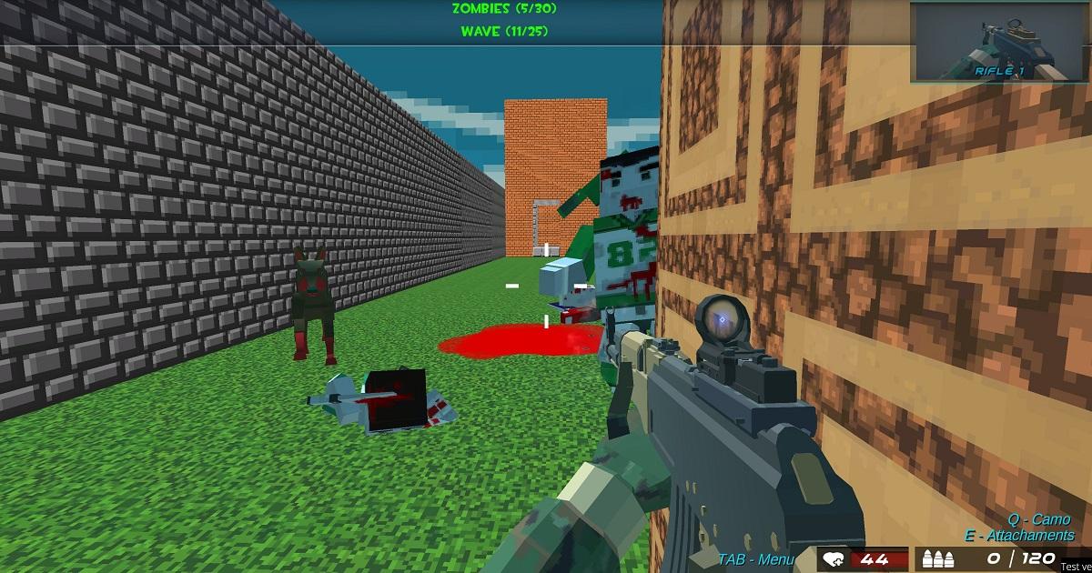 Shooting Blocky Combat Swat GunGame Survival | On PacoGames