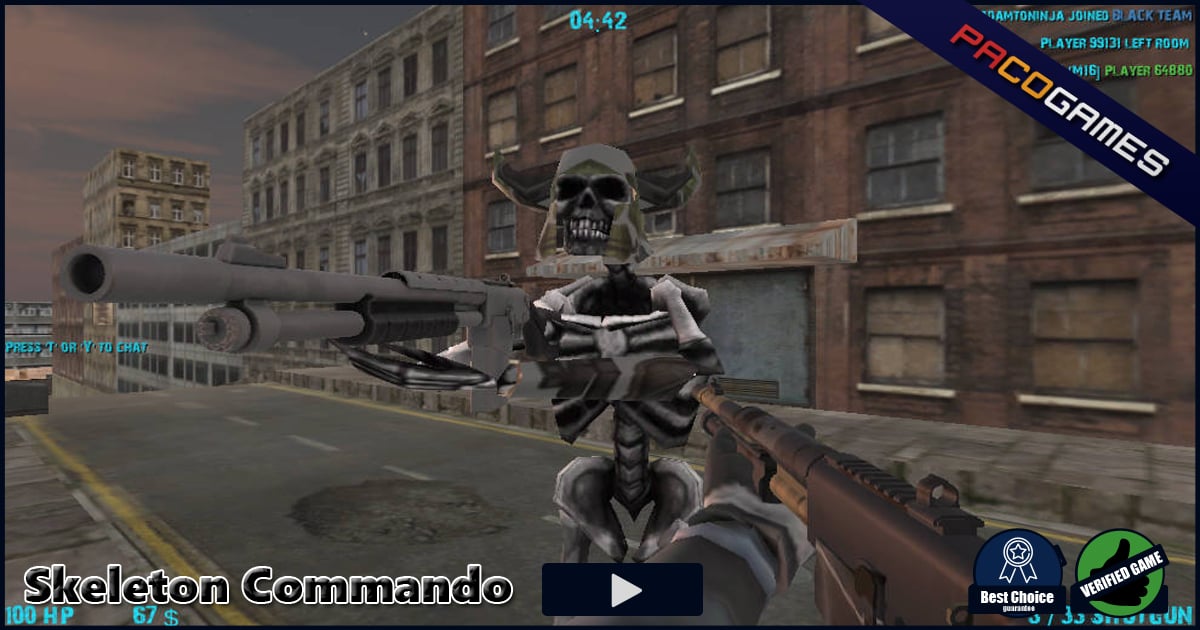 Skeleton Commando - Free Multiplayer Shooter Online