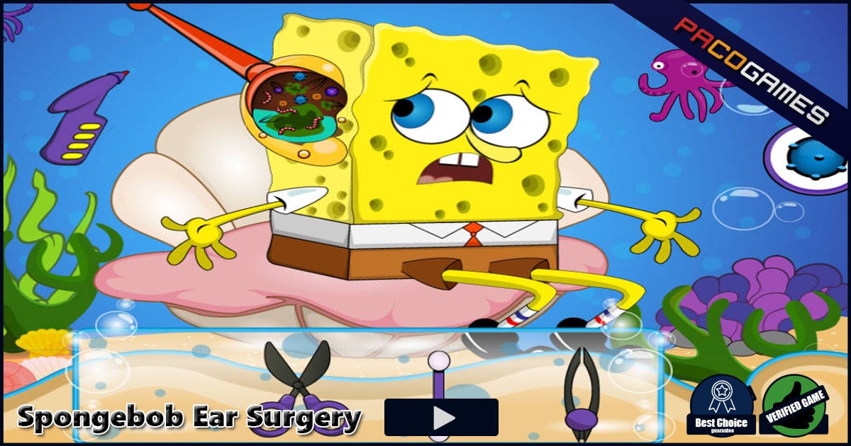 Spongebob Ear Surgery Game - Play for Free