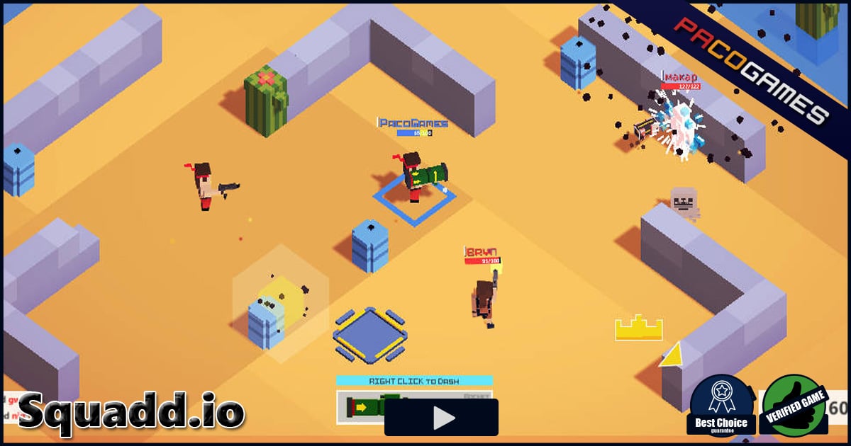 Squadd.io - Play Fast-Paced Squad IO Battle Arena