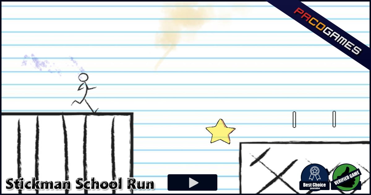 Stickman School Run - Play Free Stickman Running Game Online
