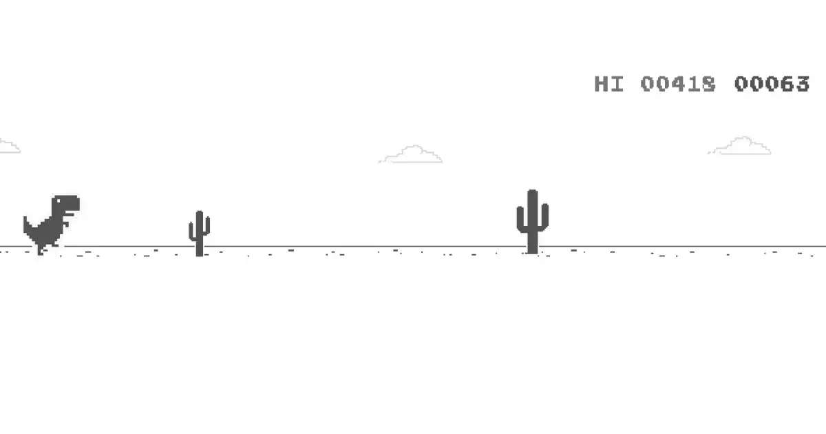 T-Rex Dinosaur game | Play the chrome-based no internet game
